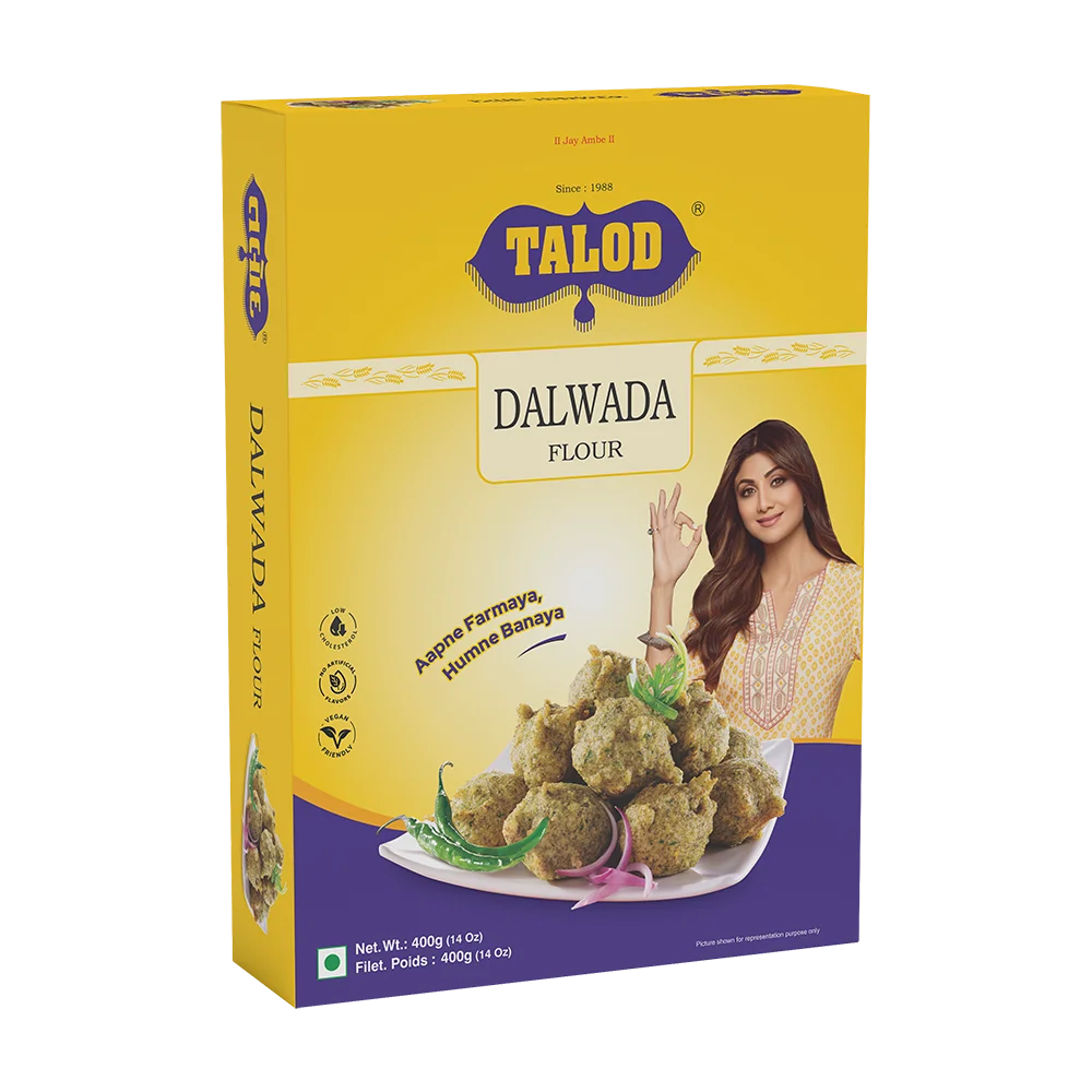 Dalwada Instant Mix Flour – Healthy & Tasty, Makes 400g – Talod Food ...