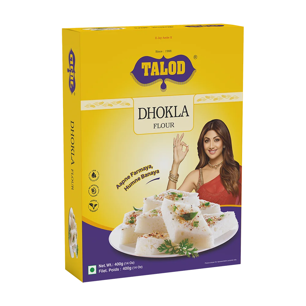 Dhokla Instant Mix Flour - Healthy & Tasty, Makes 400g – Talod Food ...