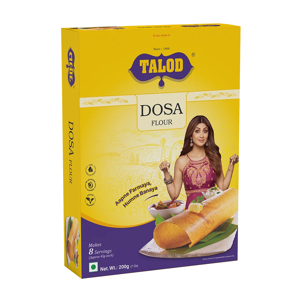 Dosa Instant Mix Flour - Healthy & Tasty, Makes 8 Servings, 200g ...