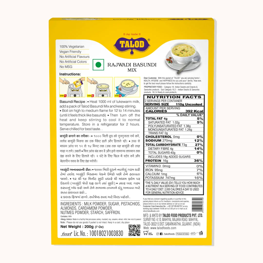 Delicious Sweets – Talod Food Products Private Limited