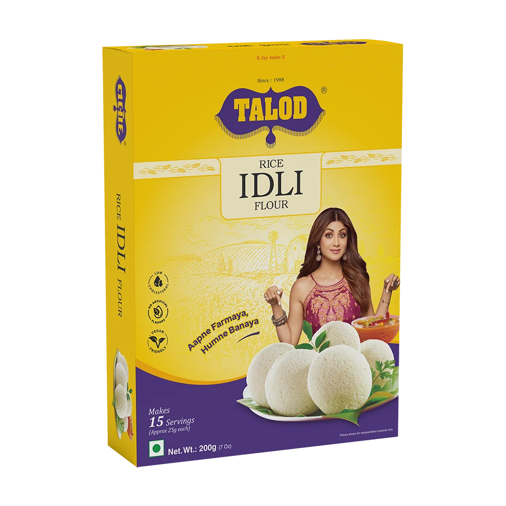 Rice Idli Instant Mix Flour – Healthy & Tasty, Makes 15 Servings, 200g ...