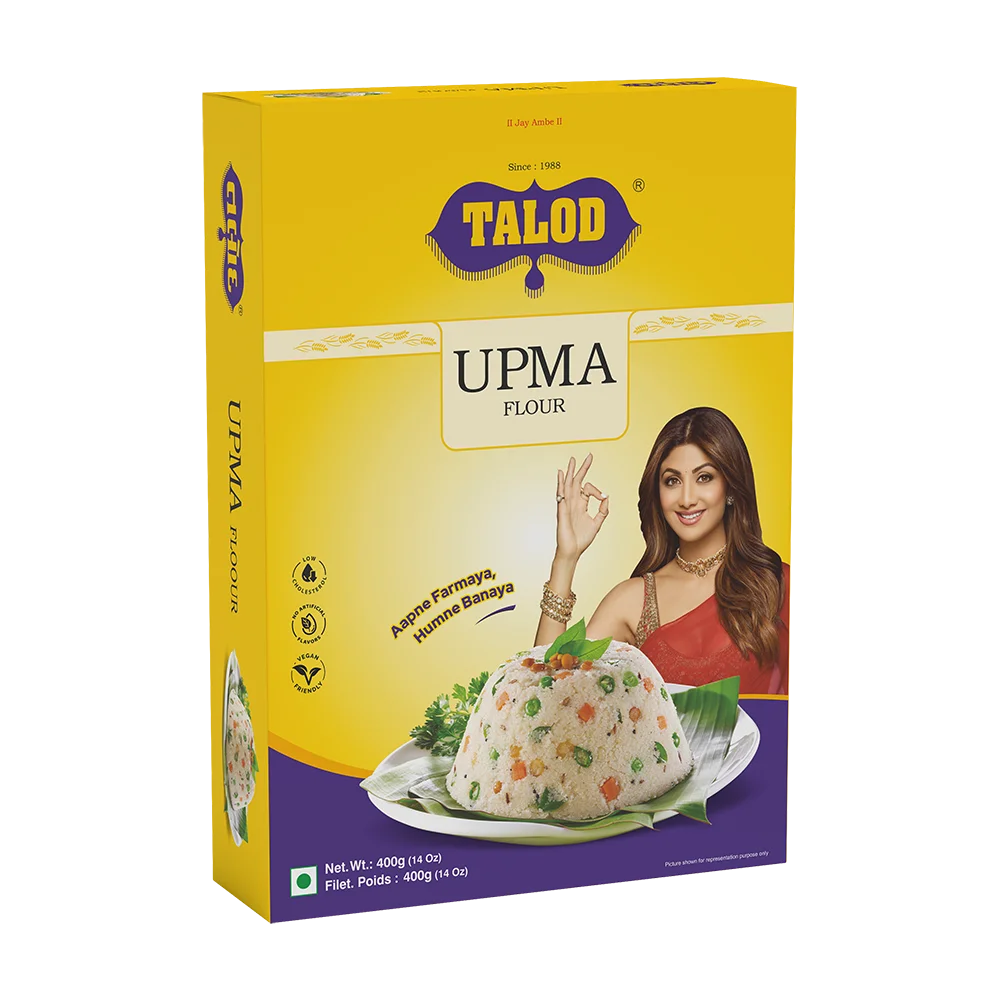 Upma Instant Mix Flour – Healthy & Tasty, Makes 400g – Talod Food ...